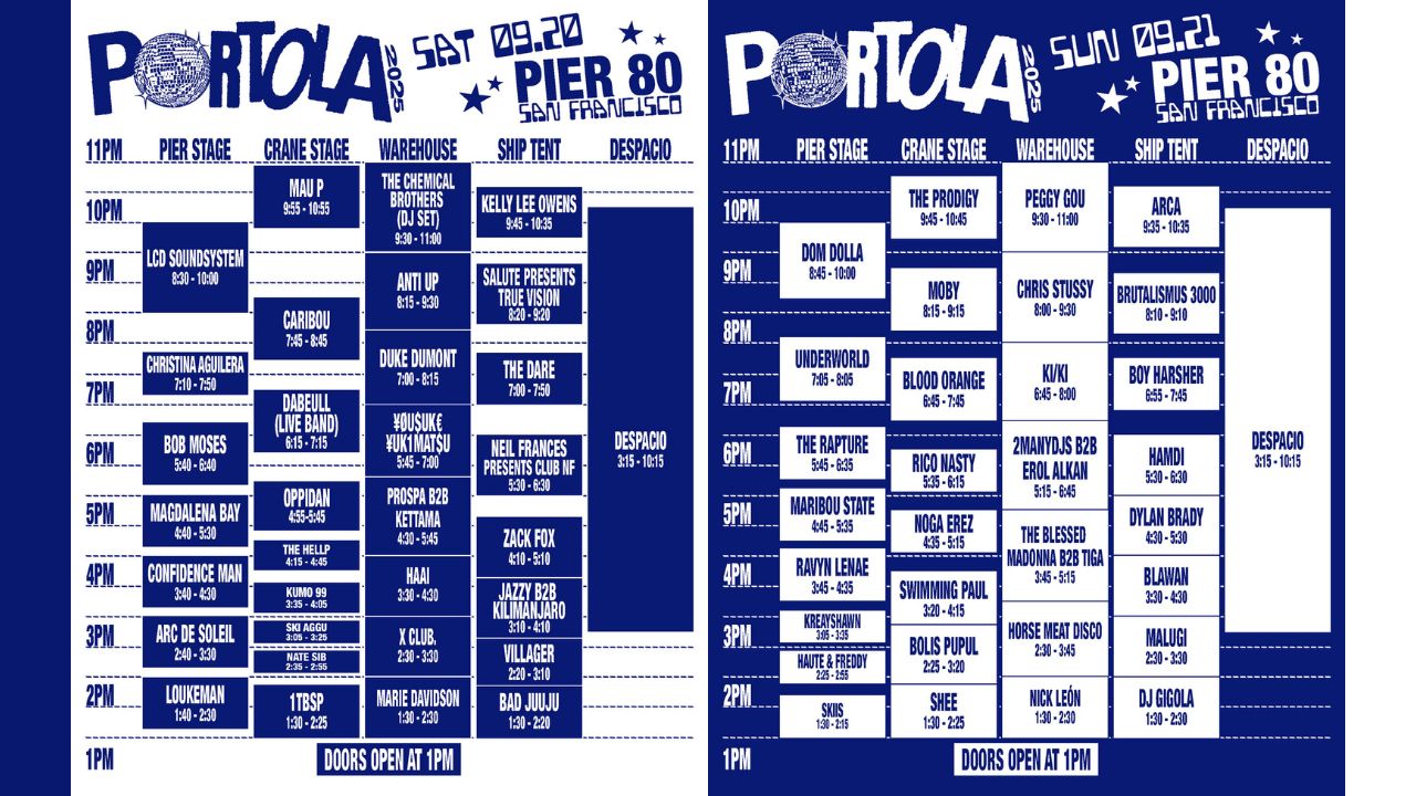 Portola Music Festival Returns to Pier 80 With Citywide 'Portola Week ...