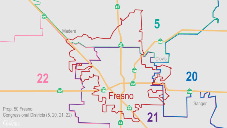 How Prop. 50 Would Change Fresno, Clovis Congressional Lines