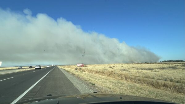 Grass Fire Reported Along Highway 198 Near Lemoore - GV Wire